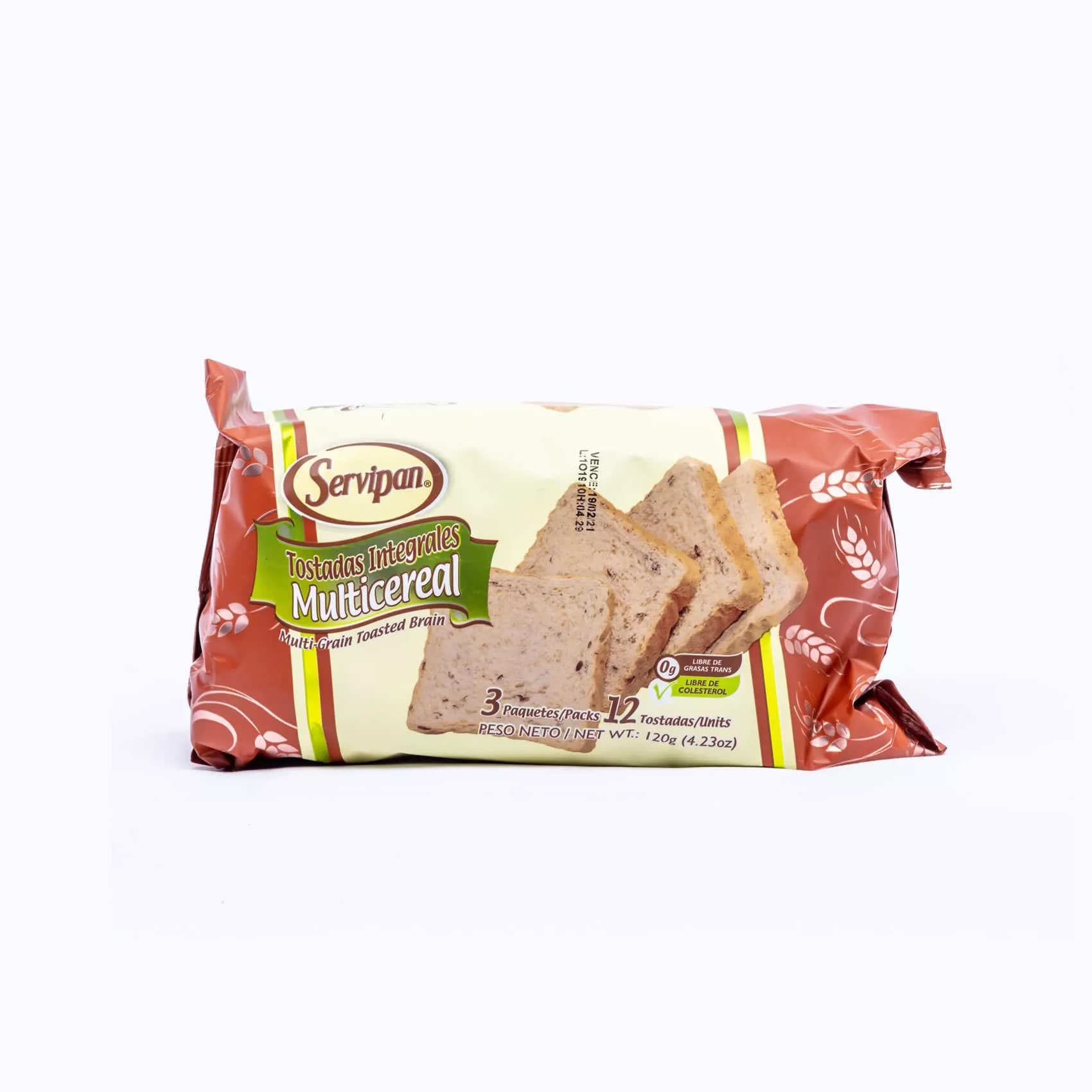 Multigrain Whole Wheat Toast - Servipan